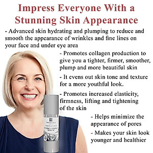 Peptide Complex Serum For Face & Collagen Support - Natural & Organic Anti Aging Skin Serum - Peptides, Hyaluronic Acid, Amino Acids & Vitamin E for Wrinkles, Hydrating, Firming & Elasticity