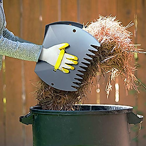 Jardineer Leaf Scoops and Claws, Lightweight Leaf Grabber Claws, Yard Scoops for Leaves, Grass, Lawn Clippings, Twigs or Debris (2 Pack)