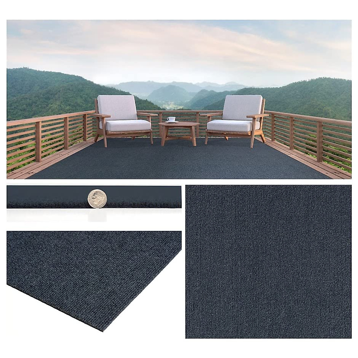 KOECKRITZ Vitality Indoor/Outdoor Ecomony Area Rug Carpet | Customized and Made to Order
