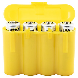 EBC Battery 2 Gold Plastic AA AAA Battery Holder Box Storage Cases