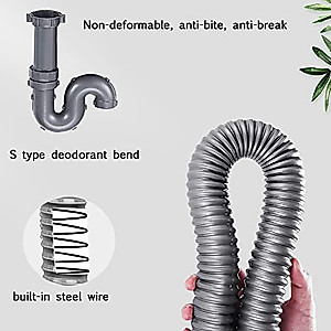 HATAI Freestanding Stainless Steel Sink 304 Stainless Steel Utility Sink Freestanding 1 Compartment Kitchen Sink with Worktop Commercial Restaurant Sink Set Commercial/Industrial Sink