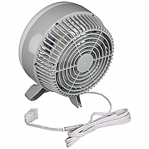 Honeywell GF-55 Chillout 2-Speed Personal Fan, Small, White/Silver
