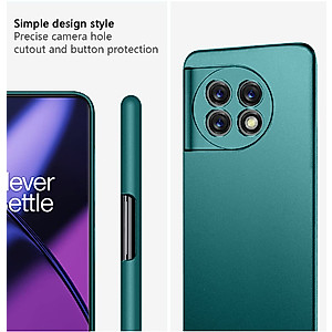 Bastmei for Oneplus 11 Case 5G(2023),Extremely Light Ultra-Light Super Slim Camera Protection Hard PC Cover Case for Oneplus 11 5G(Gravel Green)