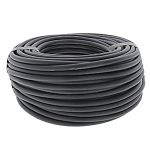 Drip Depot Vinyl Tubing - Size : 1/4" (0.170" x 0.250") - Length : 100' - Color : Black