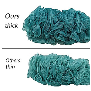 Arswin Back Scrubber for Shower,Loofah Long Handle Bath Body Brush,Soft Nylon Mesh Sponge for Shower,Loofah On a Stick for Men Women,Exfoliating Scrub Cleaning Luffa for Elderly