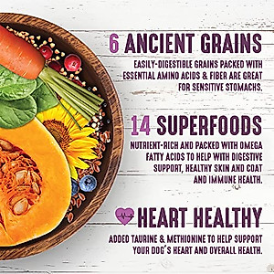 Unrefined Roasted Lamb with Ancient Grains & Superfoods Dry Dog & Puppy Food, 4 lb., (Model: 1710489)