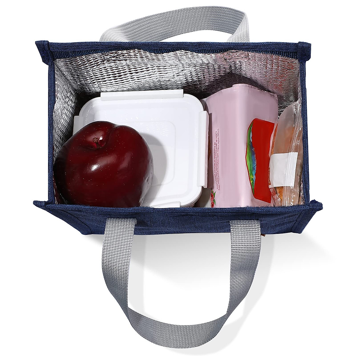 Photect 4 Pcs Lunch Bag Insulated Sandwich Container Reusable Snack Bags for Women Men Small Cooler Bags Insulated Waterproof Lunch Bag Aesthetic Lunch Bags for Picnic Outdoor Work Office