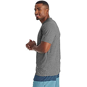 C9 Champion mens Short Sleeve Tech Tee T Shirt, Ebony Heather, Large US