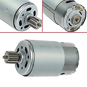 SHENGLE 390 18000RPM 6 Volt Electric Motor, RS390 6V Motor Drive Gearbox Accessory for Kids Ride On Car Children Ride on Toys Parts