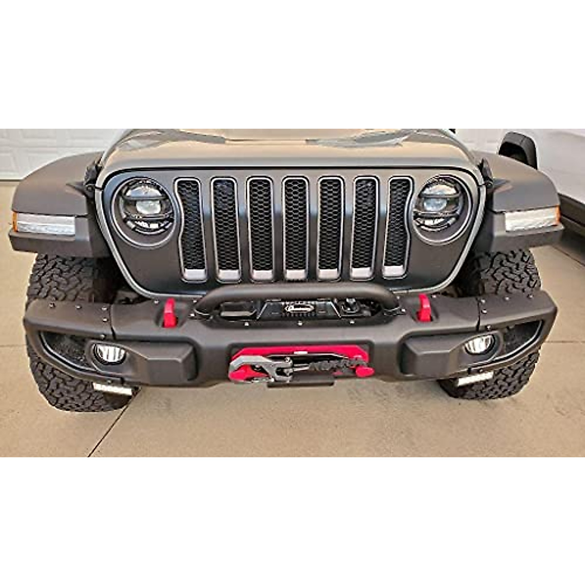 HFT BADLAND 12000 Lb. Winch Hook (6 Ton) Ultra Strong Forged High Strength Alloy Steel Winch Hook Clip 1-1 12 inch Capacity Latch