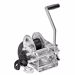 Fulton 142415 Dual Speed Winch with 20' Strap - 2600 lbs. Capacity, 1 Pack