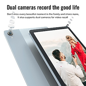 MERRYROYAL Tablet 10.4 inch 32GB Android 11 Quad Core 6000mAh 1332x800 HD CTP Tablets (LightGray)