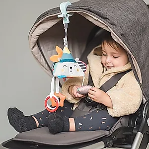 Taf Toys Baby’s Developmental Activity Pyramid Toy | 3+ Months Baby’s Curiosity Enhancer, Promotes Imagination, Senses & Motor Skills, Pram, Crib & Car Seat Attachable