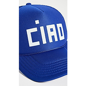 Clare V. Women's Trucker Hat, Blue, One Size