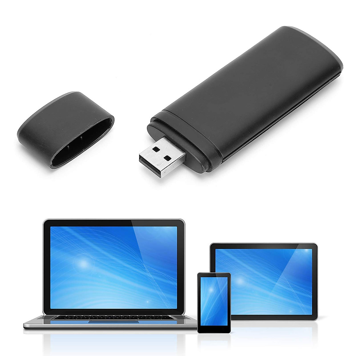 753 Mini USB Adapter,Dual Band 2.4G/5G Network Card, USB 300Mbps Router 802.11an N600 RT5572 TXN600,Support for win7/8/10/kail/linux,for Desktop Computer Laptop