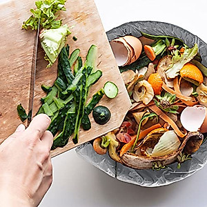 Heart of Tafiti Small Compost Bags 2.6 Gallon, US BPI ASTM D6400 Certified Compostable Trash Bags, Extra Thick Food Scrap Kitchen Waste Bags, 100 Count