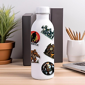 Pack 50 Pcs Bigfoot Stickers for Water Bottles Waterproof Laptop Luggage Computer Skateboard Phone Scrapbooking Teens Adults Cool Funny Aesthetic Sticker Packs Small Vinyl Decals