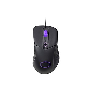 Cooler Master MM531 Gaming Mouse with 12,000 DPI Optical Sensor, On-the-Fly DPI, 3-Zone RGB and PBT buttons