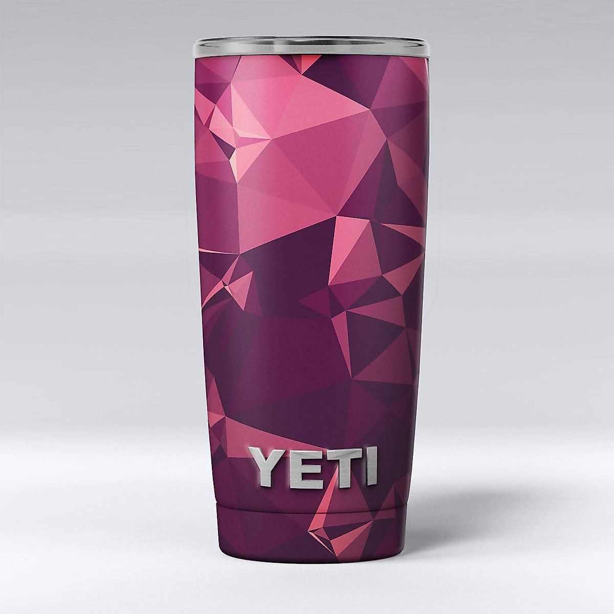 Design Skinz Dark Geometric V15 - Skin Decal Vinyl Wrap Kit Compatible with The Yeti Rambler Cooler Tumbler Cups