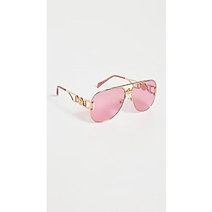 Versace Women's VE2255 Sunglasses, Arcturus, Pink, One Size