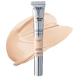 LAMEL Smartskin Brightening Concealer - Infused with Hyaluronic Acid - Age Rewind, Moisturizing, Vegan Formula - Brightening & Protection, 401-0,5 fl.oz