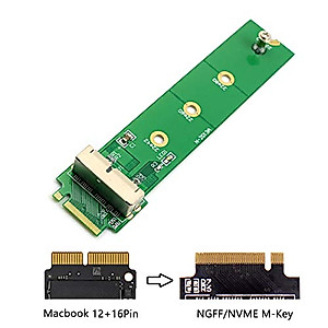 chenyang 12+16Pin MAC SSD to Motherboard M.2 NVME NGFF M-Key Convert Adapter Card for 2013 2014 2015 A1493 A1502 A1465 A1466 MAC Pro Air SSD
