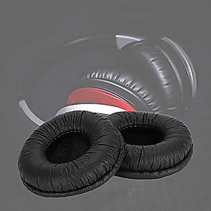 01 Ear Pads Cotton Cushion Durable Earphone Ear Pads, Ear Pads Cushion, Black for Home 55mm Headphones