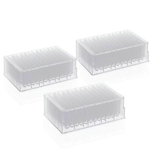 Deep Well Plates - 96 Deep Well Storage Plate,2.2mL, Square Well,Round Bottom(Pack of 5)
