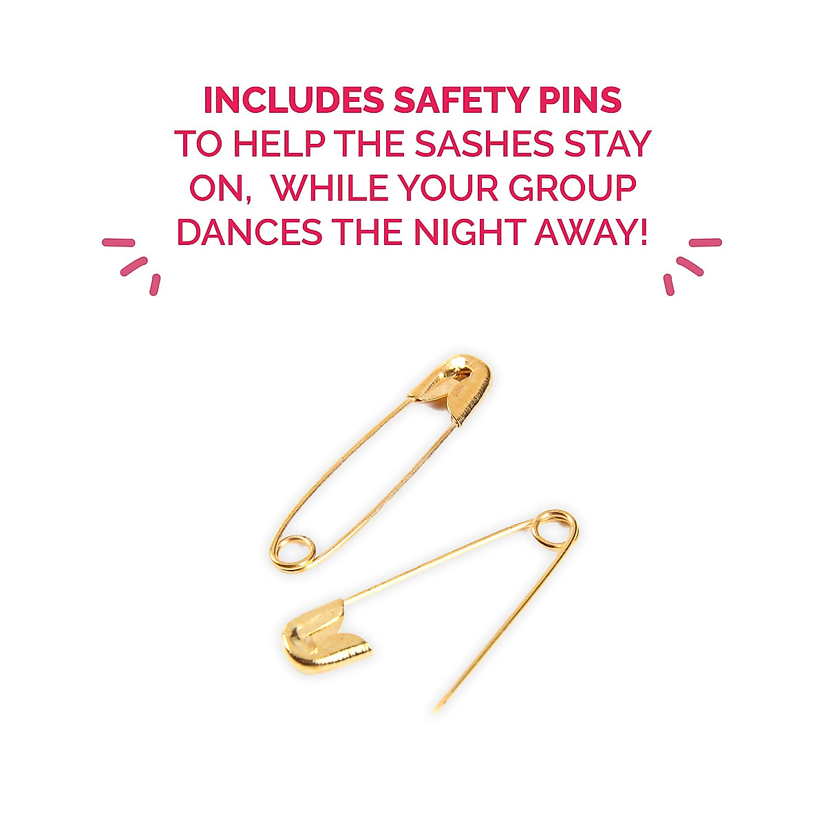 Pop Fizz Designs Bachelorette Sash Set (12 pcs) 1 White Bride to Be Sash + 1 Maid of Honor Sash + 10 Bachelorette Sashes for The Bride Tribe - Amazing Bachelorette Party Favors