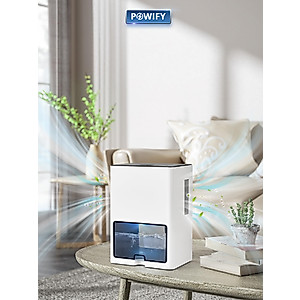 118 OZ Dehumidifier for Home, Quiet Small Dehumidifiers (800 sq.ft), 2 Working Modes,Timing Setting, Auto Shut Off, 5 Colors LED Light Dehumidifier for Basement Bedroom Bathroom