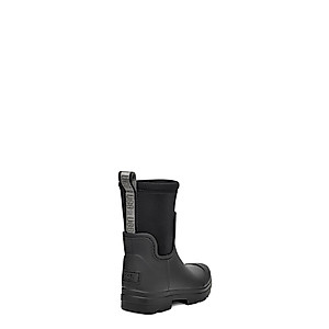 UGG Unisex-Child Droplet Mid Boot, Black, 6 Big Kid