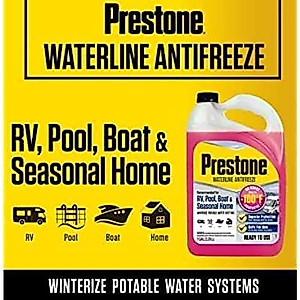 Garden at Home RV/Waterline Antifreeze RVs, Pools, Boats and Seasonal Homes - 1 gal (-100° F), Pink
