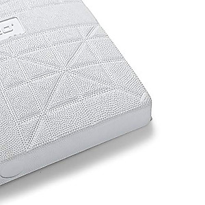 CHAMPRO Pro Style Molded Rubber Base Set of 3 Ground Anchored Bases for Baseball and Softball , WHITE, 15" x 3"