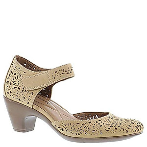 Easy Spirit Women's Cindie Dress Pump, Natural Nubuck, 9 M US