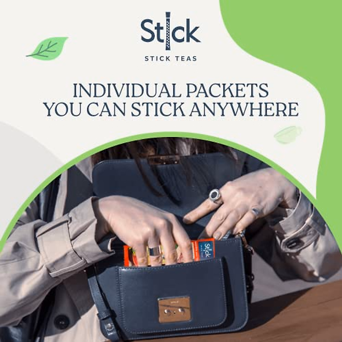 Stick Teas Rooibos Chai Tea Sticks Gluten-Free, Organic Instant Tea with No Artificial Colors & Flavors - 1 Pack