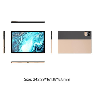 ADBEN 10.1 inch Tablet 10.1 SmartPad with 4GB+32GB 3440x1040 IPS HD Touchscreen 2MP+5MP Dual Camera Support BT/WiFi 2.4G&5.0G Dual Frequency for Gaming Video Playing