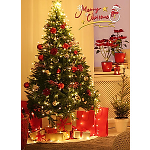 Fairy Lights Battery Operated, 4 Pack 33FT 100 LEDs Mini Battery Powered String Lights, Waterproof Copper Wire Twinkle Lights Mason Jar Lights for Indoor Home Wedding Christmas Decoration, Warm White