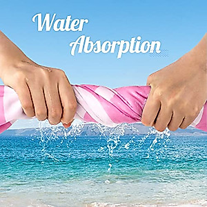 Zookao Personalized Beach Towels Ocean Waves & Sand, Personalized Gifts Custom Gifts for Men,35'' x 72'' Microfiber Absorbent Quick Dry Personalized Beach Towels with Travel Bag