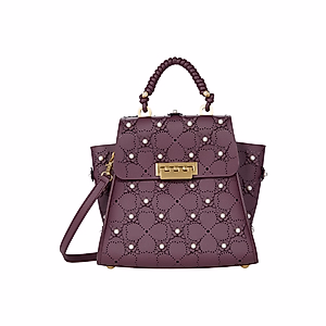 ZAC Zac Posen Women's Eartha Convertible Backpack, Dark Cherry, One Size