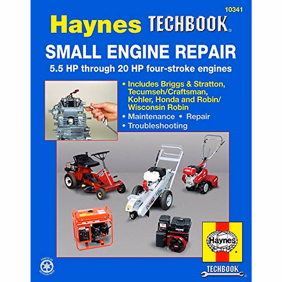 Small Engine Repair for 5.5HP thru 20HP Haynes TECHBOOK