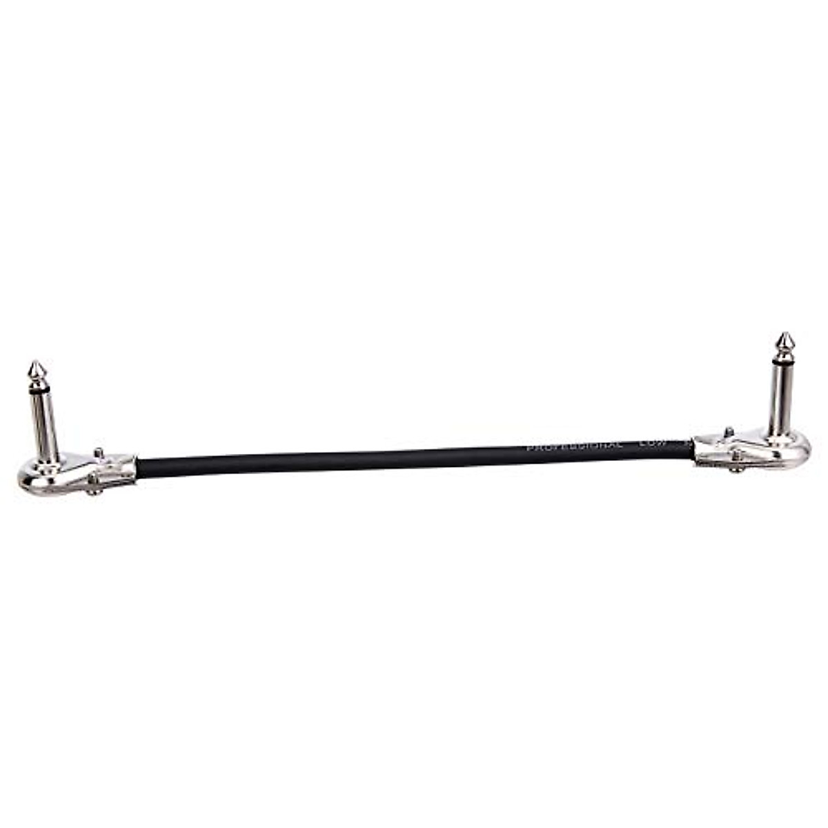 Amazon Basics 1/4 Inch Guitar Patch Auxiliary Cable, 6 Inch, 6-Pack, Black