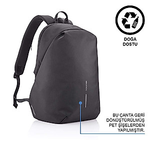 XDDesign Bobby Soft 16 Liter Anti Theft Laptop Backpack with Padded 15.6" Laptop Sleeve,RFID Protected Pocket, Waterproof, USB Charging Port, travel backpack carry on flight approved for men and women