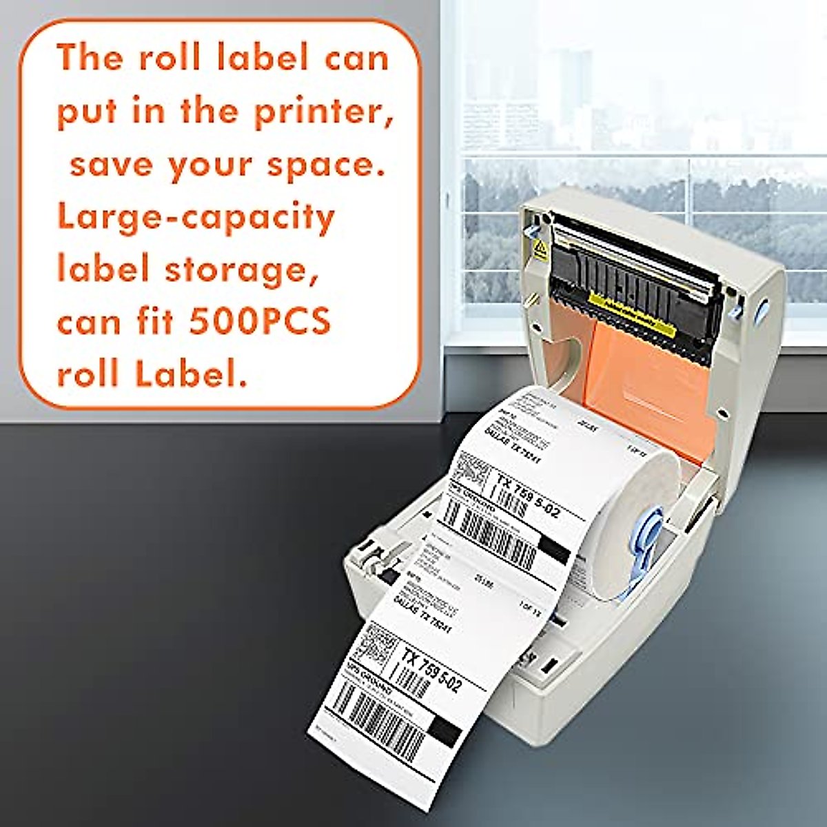 Comer Shipping Label Printer 4×6 -Commercial Direct Thermal Printer High Speed Barcode Label Maker Machine Compatible with Windows Mac Linux for Warehouse Ebay Amazon USPS FedEx DHL