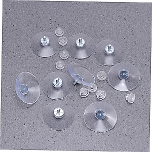 Holibanna 10pcs Seamless Hooks Mushroom Key Hook Heavy Duty Suction Cups Splinter Decorating Self- Hooks Punch- Hooks Bedroom Supahbadd Wall Hook Hanger Wall Mount No Punching