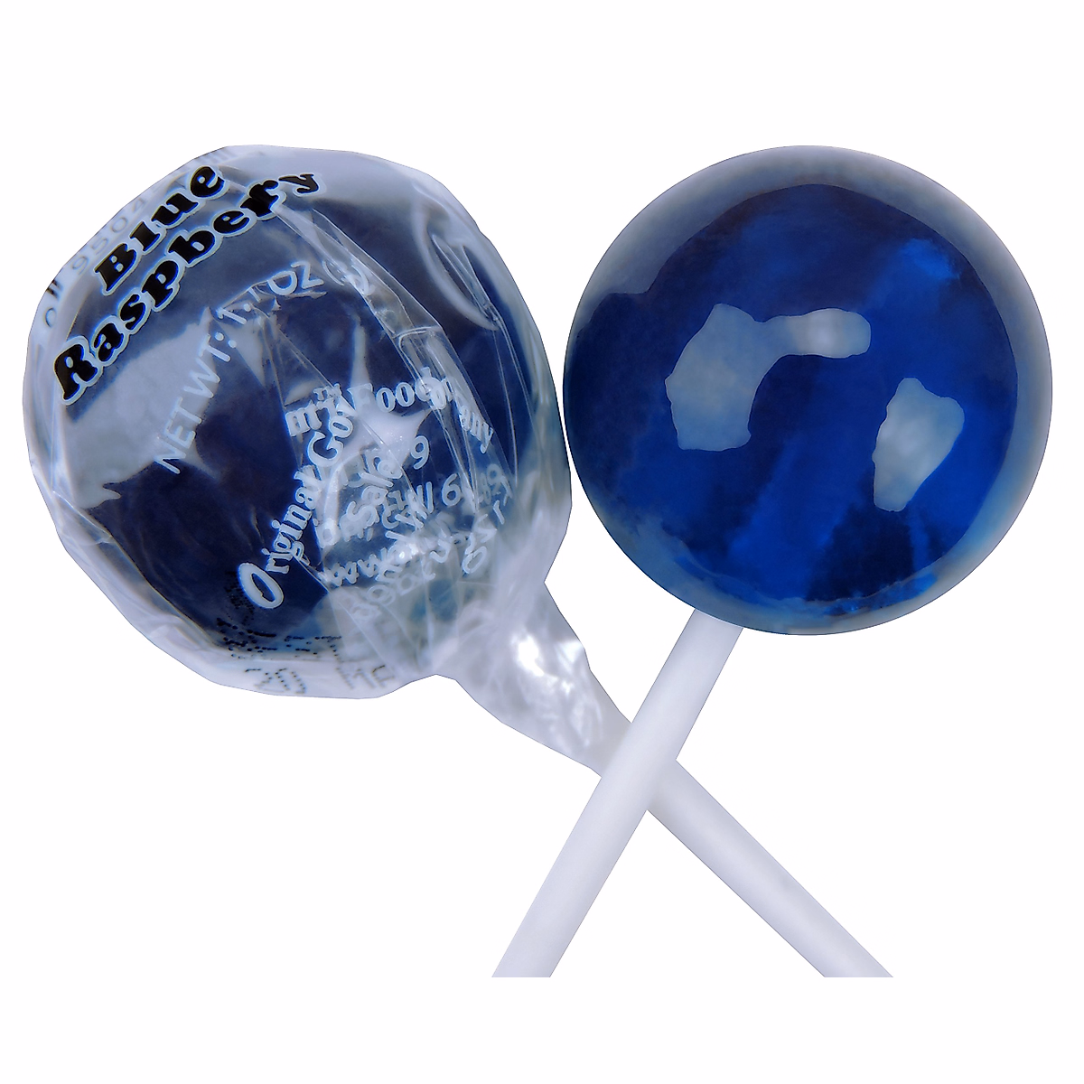 10ct. Blue Raspberry Lollipop Bag (Blueberry)