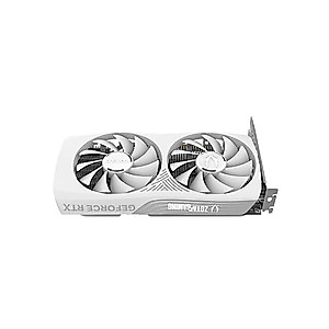 ZOTAC Gaming GeForce RTX 4060 8GB Twin Edge OC White Edition DLSS 3 8GB GDDR6 128-bit 17 Gbps PCIE 4.0 Compact Gaming Graphics Card, ZT-D40600Q-10M