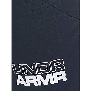 Under Armour Baseline Fleece Basketball Short, Black (001)/White, Medium