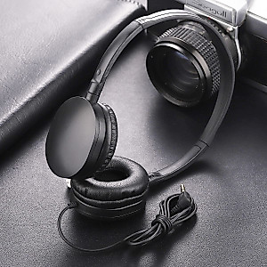 Hongzan Bulk Headphones Wholesale Earbuds Earphones 10 Pack for Kids School Classroom Students Children and Adult (10 Black)