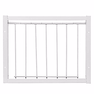 KSTE Iron Birdcage House Door High Strength for Pigeon Parrot Easy Installation(30x26cm)