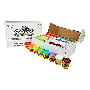 Play-Doh Bulk Pack of 48 Cans, 6 Sets of 8 Modeling Compound Colors, Perfect for Halloween Treat Bags, Party Favors, Arts & Crafts, 3oz, Preschool Toys 2+ (Amazon Exclusive)
